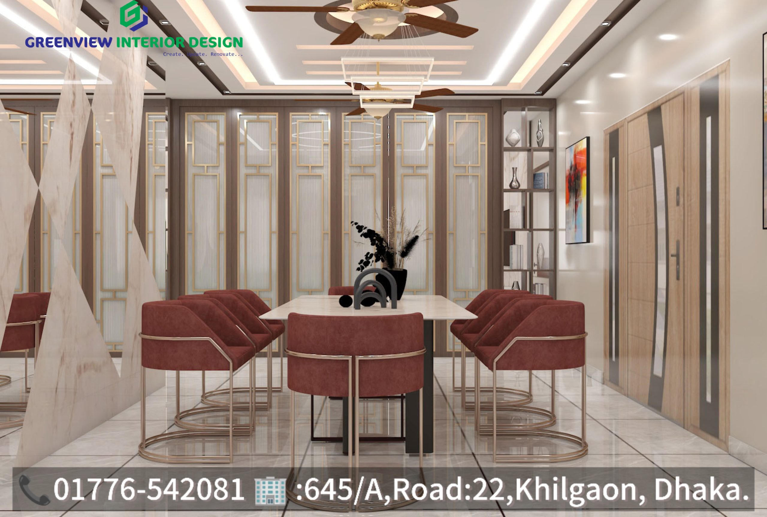 Mordent office interior design in Bangladesh | Greenview
